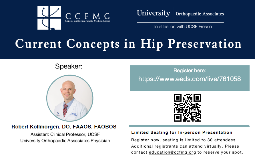 Current Concepts in Hip Preservation - Inspire Health Medical Group